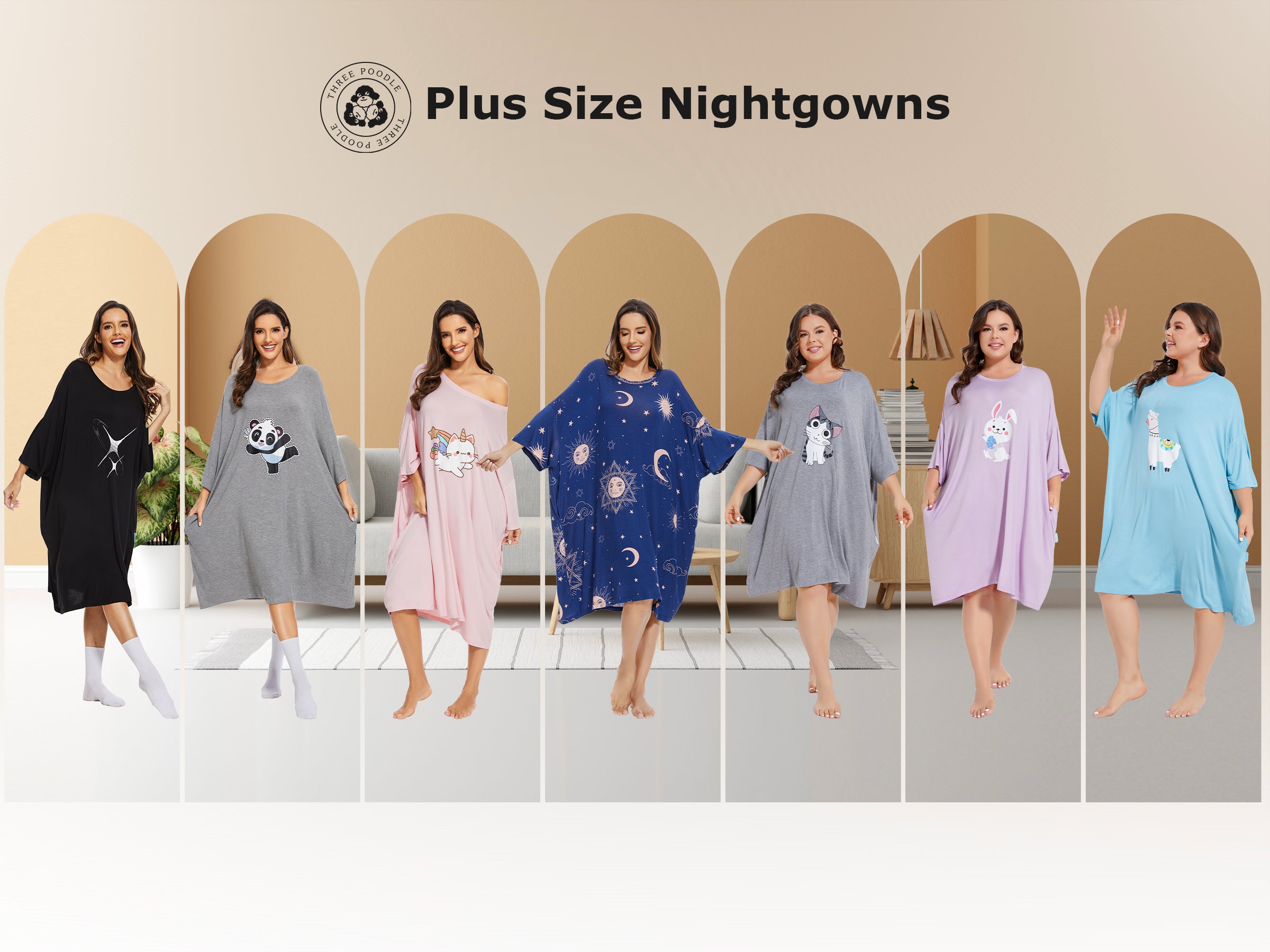 Sleep Tee – THREE POODLE