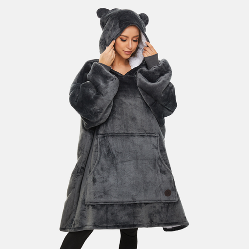 Cat Blanket Hoodie – THREE POODLE